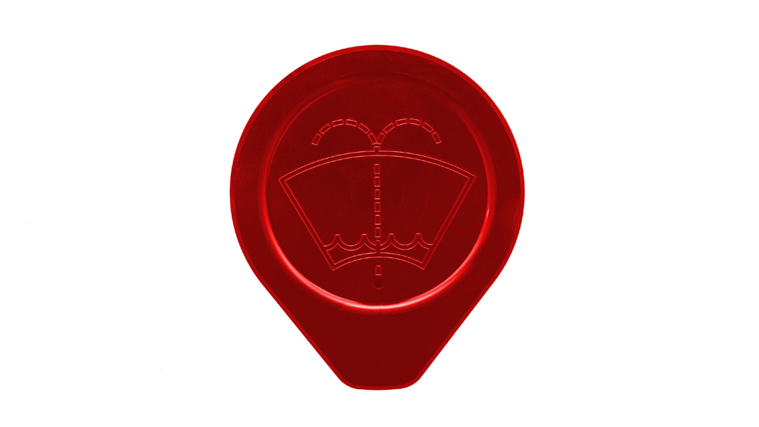 FP Billet Washer Reservoir Cap - 21+F150 - Red - Fathouse Performance