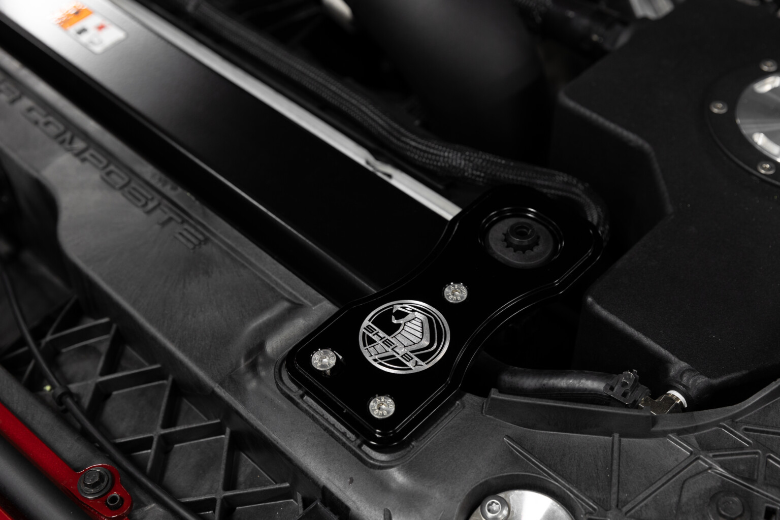 SHELBY Billet Radiator Mounts (Silver Logo) - Fathouse Performance